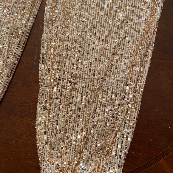 The Limited | Pants & Jumpsuits | Limited Gold Sparkling Pants | Poshmark